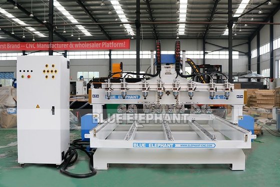 ELECNC-1821 Multi Spindles 4 Axis Woodworking Machinery with Rotary Devices