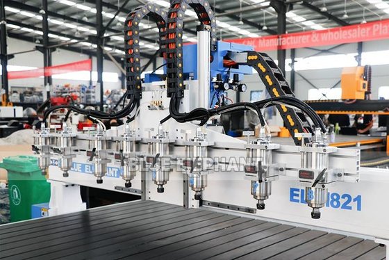 ELECNC-1821 Multi Spindles 4 Axis Woodworking Machinery with Rotary Devices