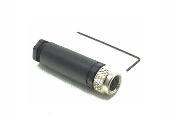 Brass Shell IP67 Waterproof Electrical Connectors PA6 Core For Power / Signal