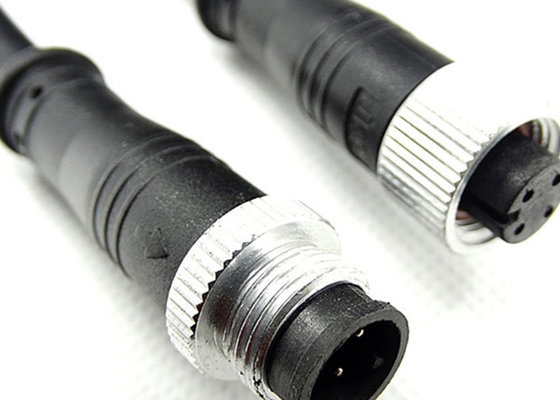 Ip67 Molded Waterproof Electrical Connector 4 Pin Plug For LED