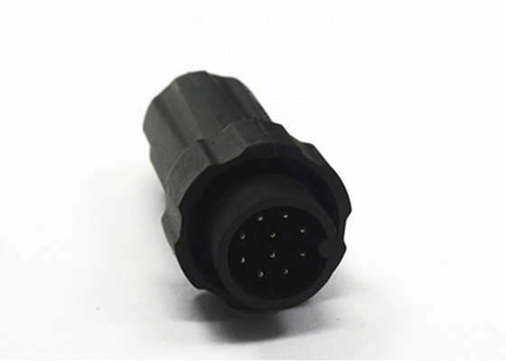 Ip68 Waterproof Electrical Connector M22 Assemble Socket 10 Pin Panel Plug