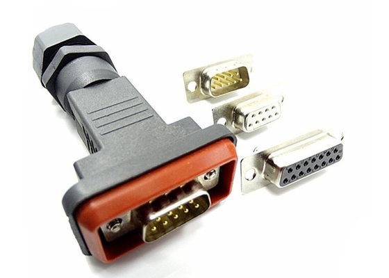 9 Pin 26 Pin Male Waterproof Cable Connector 4A Current For Electric Vehicle