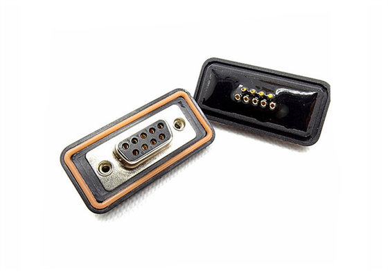 D - Sub Waterproof Electrical Connectors 9 Pin 15 Pin , Panel Male And Female Connectors