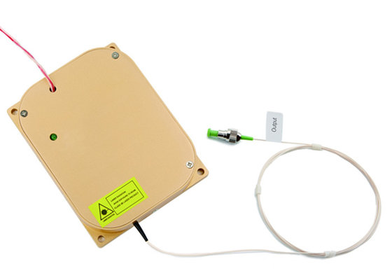 SLED ASE Fiber Laser Source , 1565nm 10dBm Optical Light Source EDFA And Pump Laser