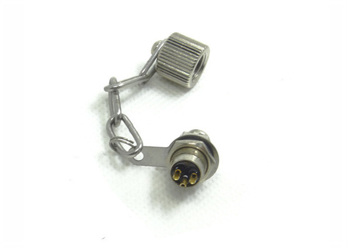 Small 3 Pin Male Female Connector 4A Current Rating , Silicone Sealing