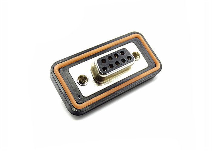 D-sub 9 Pin Waterproof Electrical Connectors Cable Male Connector Plug