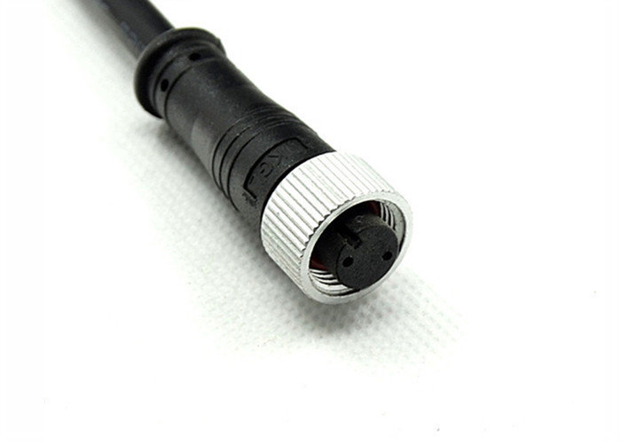 Female 3 Pin Cable Connector M12 Molded Cable Type Without SR / SR Connector Type