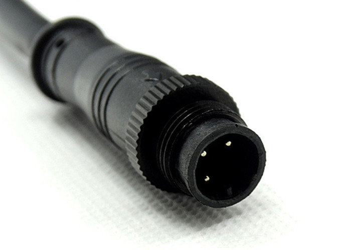 Male Ip67 Waterproof Electrical Connector 3 Pin Molded Plug Waterproof Socket