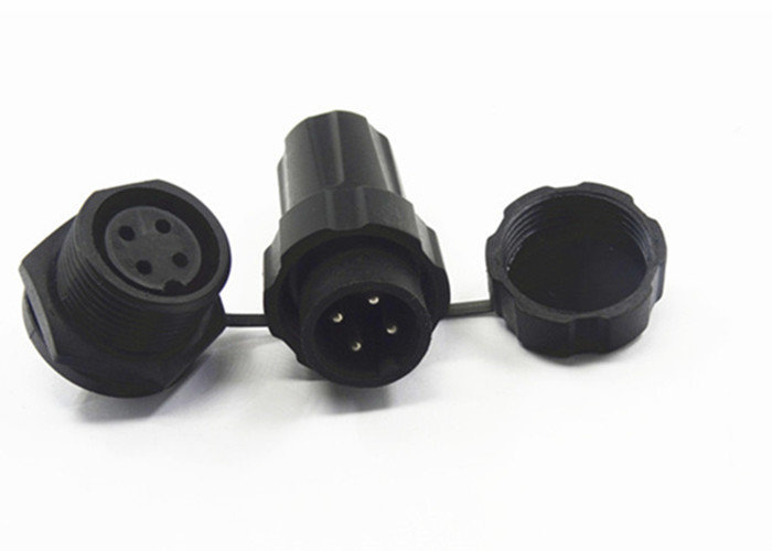 IP68 watertight plug, female socket, 4pin male waterproof plug with dustproof cap