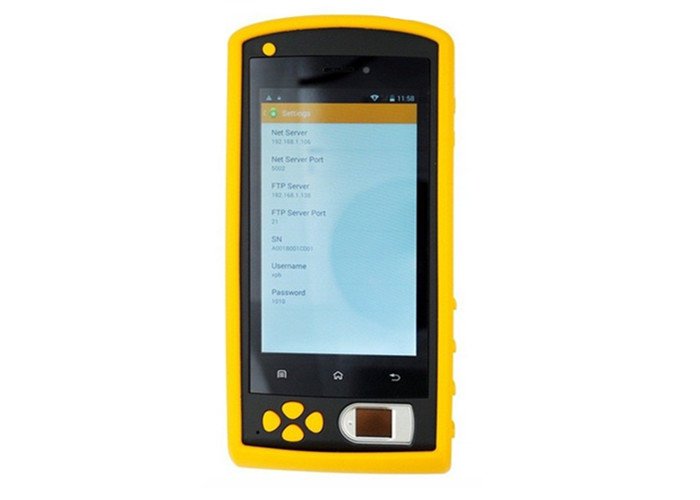 FingerMap 5.0 Capacitive Fingerprint Reader , Mobile Fingerprint Reader Android 4 Operating System