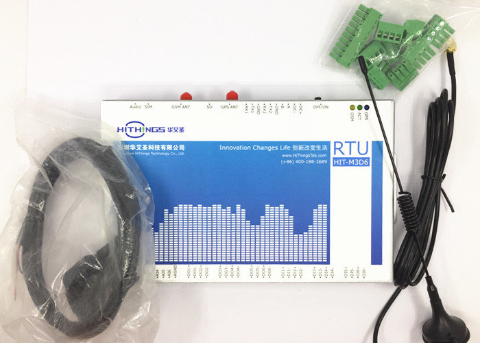 M2M RTU Scada Power Systems , Gsm Control Unit Home Security System 8 Analog Input