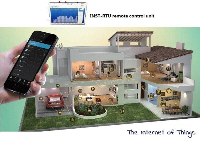 GPRS SMS Command Ethernet RTU GSM Remote Monitoring Security Alarm System