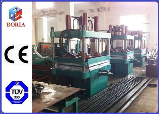 PLC Controlled Rubber Tile Making Machine Automatic Temperature Control