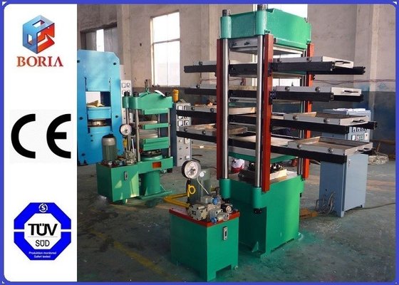 Floor Tile Rubber Press Machine , Column Type Automatic Vulcanizing Machine
