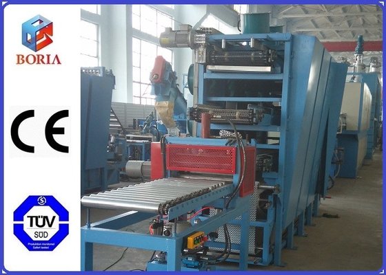 PLC / Manual Type Rubber Batch Off Machine Mesh Belt Type With 12 Months Warranty