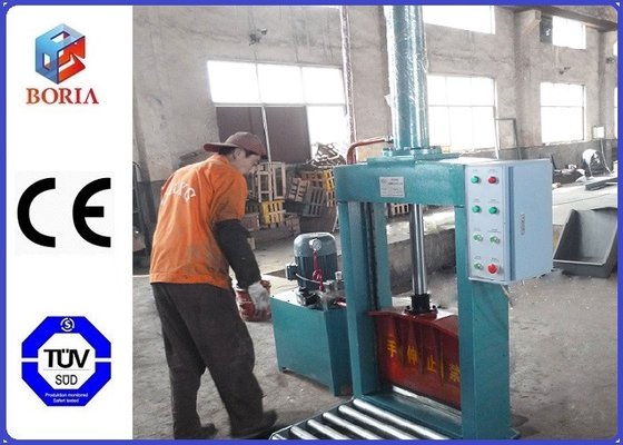 Vertical Hydraulic Cutting Machine 5.5 Kw Motor Power One Blade For Rubber