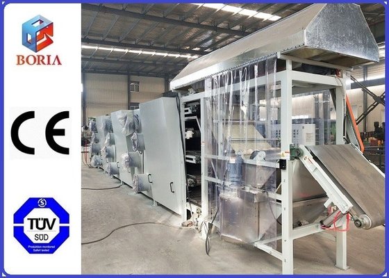 Mesh Belt Type Batch Off Machine , Rubber Cooling Machine With One Year Warranty