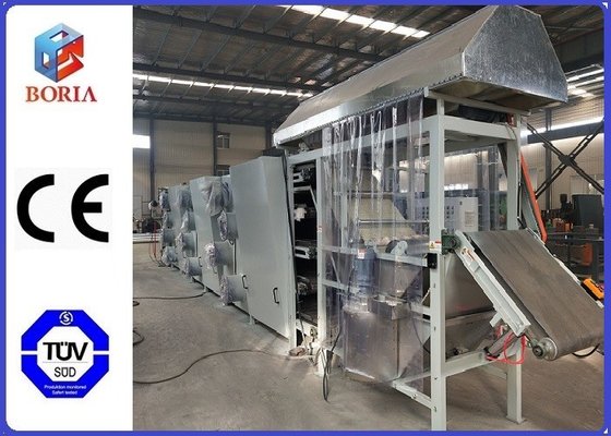 PLC Controlled Rubber Batch Off Machine Rubber Sheet Cooling Machine Batch Off Unit