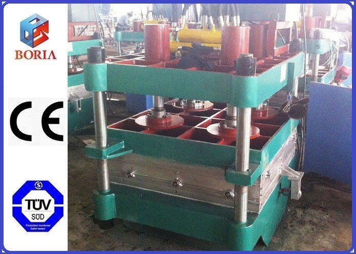 PLC Controlled Rubber Tile Making Machine Automatic Temperature Control