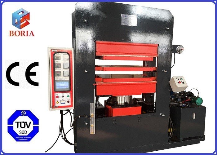 PLC Controlled Rubber Vulcanizing Press Machine Frame Type With 2 Working Layer