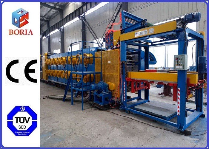 PLC Controlled Rubber Batch Off Equipment , Rubber Sheet Machine Hanging Rod Type
