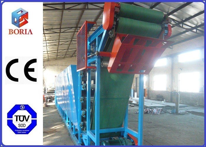 Customized PLC Controlled Rubber Batch Off Machine Mesh Belt Type Structure