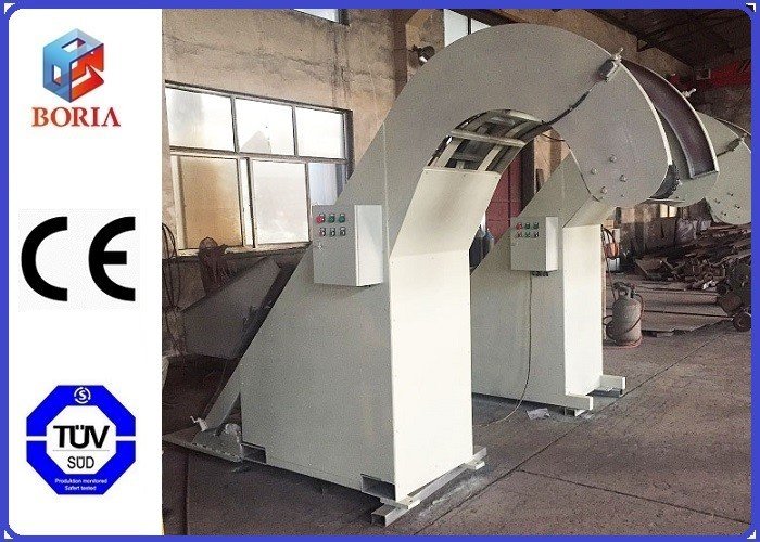 Easy Operated Conveyor Belt Elevator , 1.5 Kw Vertical Bucket Conveyor