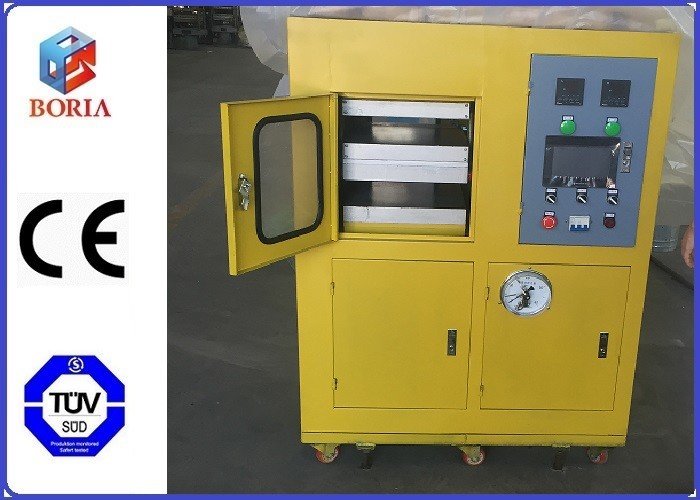 25 Tons Rubber Processing Machine PLC Automatic Control Laboratory Rubber Vulcanizing Press Machine