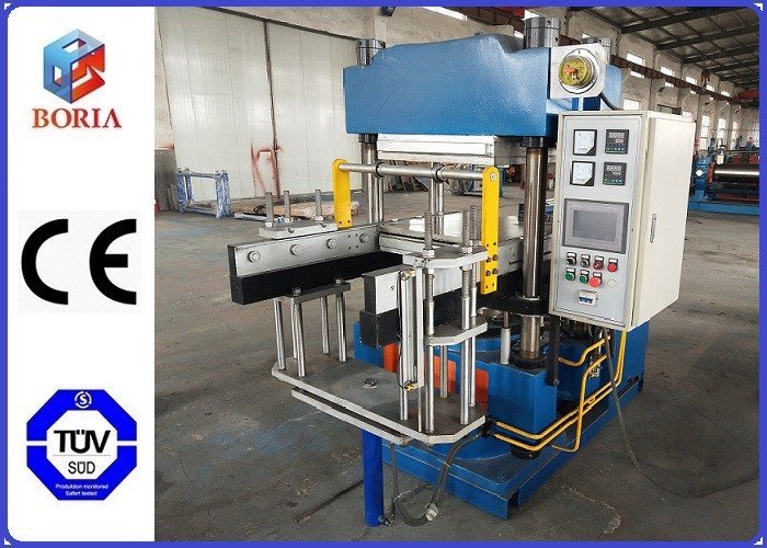 Auto-Moving Mold Rubber Plate Vulcanizing Machine / Hydraulic Press