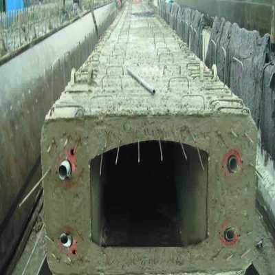 rubber air bag/balloon for the construction of circular culverts sold to Nigeria