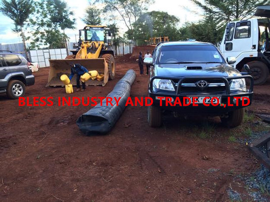 pneumatic tubular formwork exported to America Malaysia used for culvert or road bridge construction