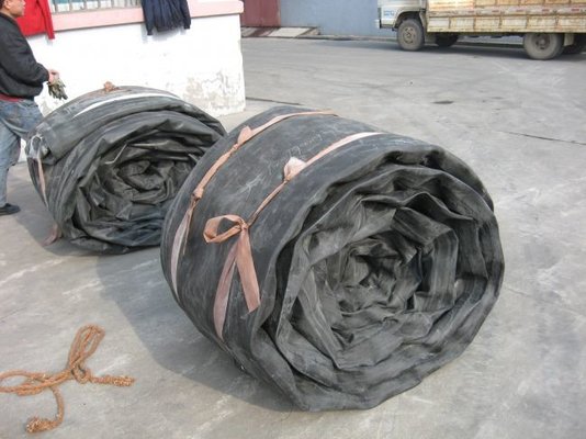 rubber air bag/balloon for the construction of circular culverts sold to Nigeria