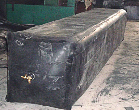 dia1000mm inflated culvert ballon for irrigation projects, sewage projects, culvert construction