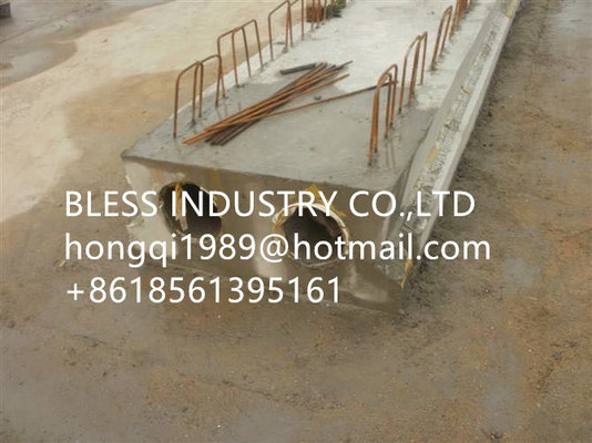 Diameter 900 Nigeria culvert balloon pneumatic tubular form for culvert casting drain construction