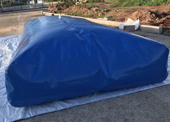 PVC water bladder used for pool repair, used for storing water