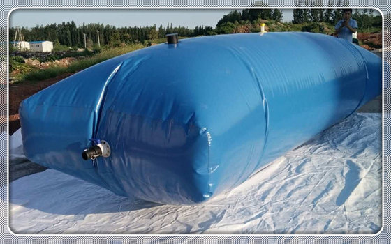 PVC water bladder used for pool repair, used for storing water