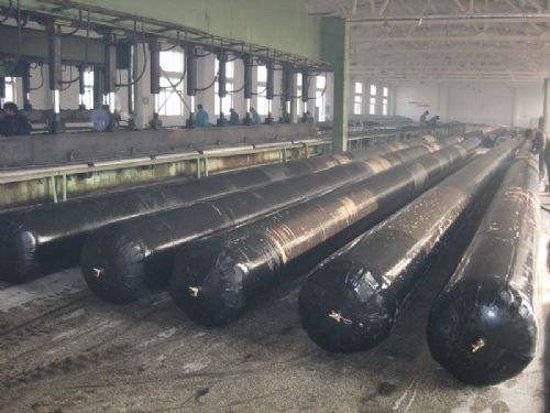 Dia900mm pneumatic tubular formwork used for irrigation projects, sewage projects