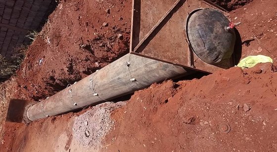 America pneumatic tubular formwork used for casting beam, culvert