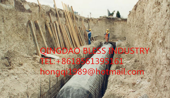 Nigeria Kenya Cameroun  Italy  Iran culvert balloon pneumatic tubular form for drain construction