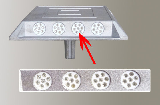white yellow green red Retro-reflective Aluminum Road Studs