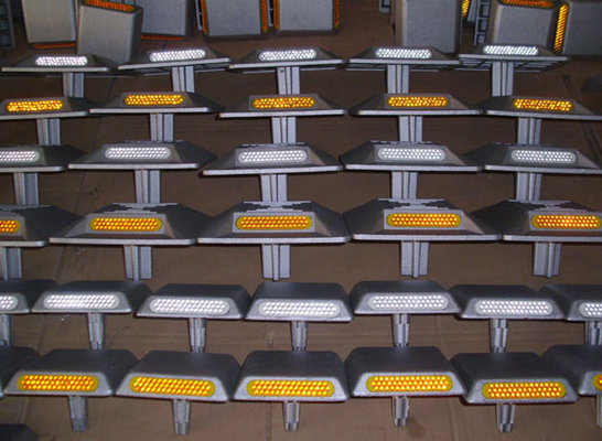 High Polished Logo Engraved 50mm Anchor Roadway Safety Aluminium Reflective Road Studs