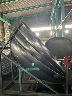 Polished Stainless Steel Elliptical Dished Head for pressure vessel tank end Caps Carbon Steel Torispherical Head Dish Head 2200*16mm