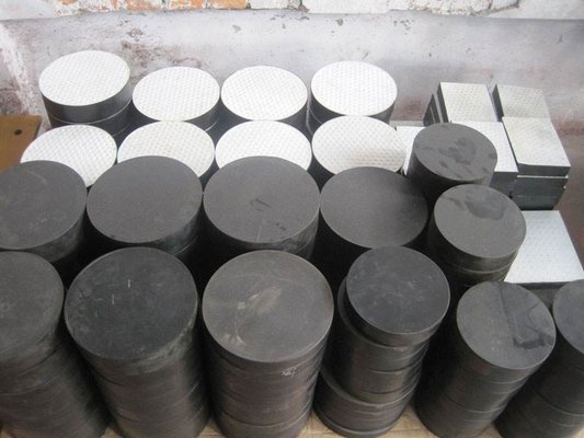 Neoprene Movable PTFE Bridge Elastomer rubber Bearings pad