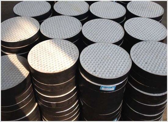 Neoprene Movable PTFE Bridge Elastomer rubber Bearings pad
