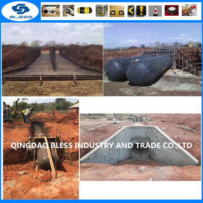 inflated rubber balloon for culvert construction in kenya Nigeria