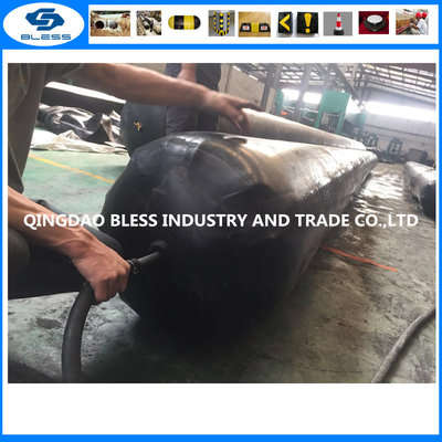 Diameter 1500*20meter pneumatic tubular form used for  bridge construction culvert construction