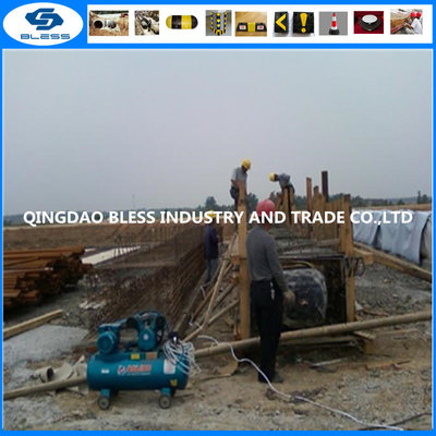 Diameter 1500*20meter pneumatic tubular form used for  bridge construction culvert construction