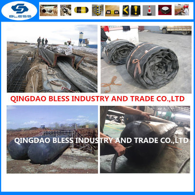 Diameter 1200*15meter culvert balloon used for concrete pipe construction bridge construction culvert construction
