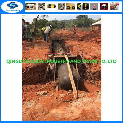 Diameter 1200*20meter culvert balloon used for  bridge construction culvert construction