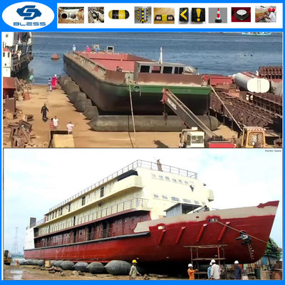 Inflatable Floating Rubber Lifting Pneumatic Marine Airbag For Ship Launching and Lifting